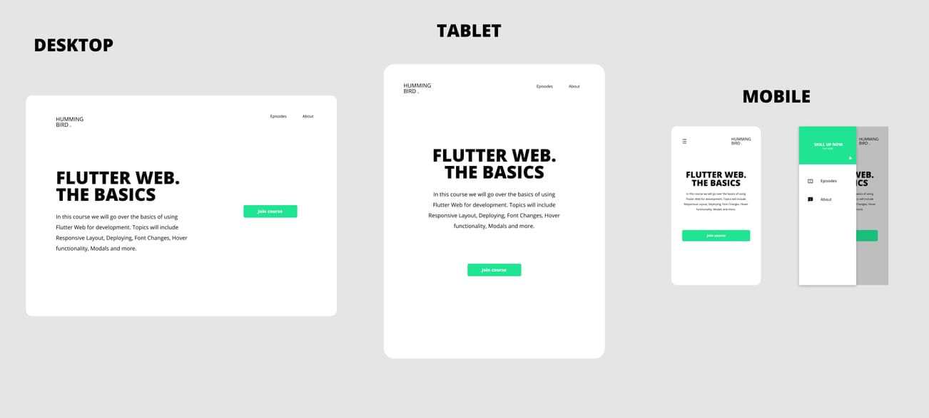 Building a Responsive Website using Flutter