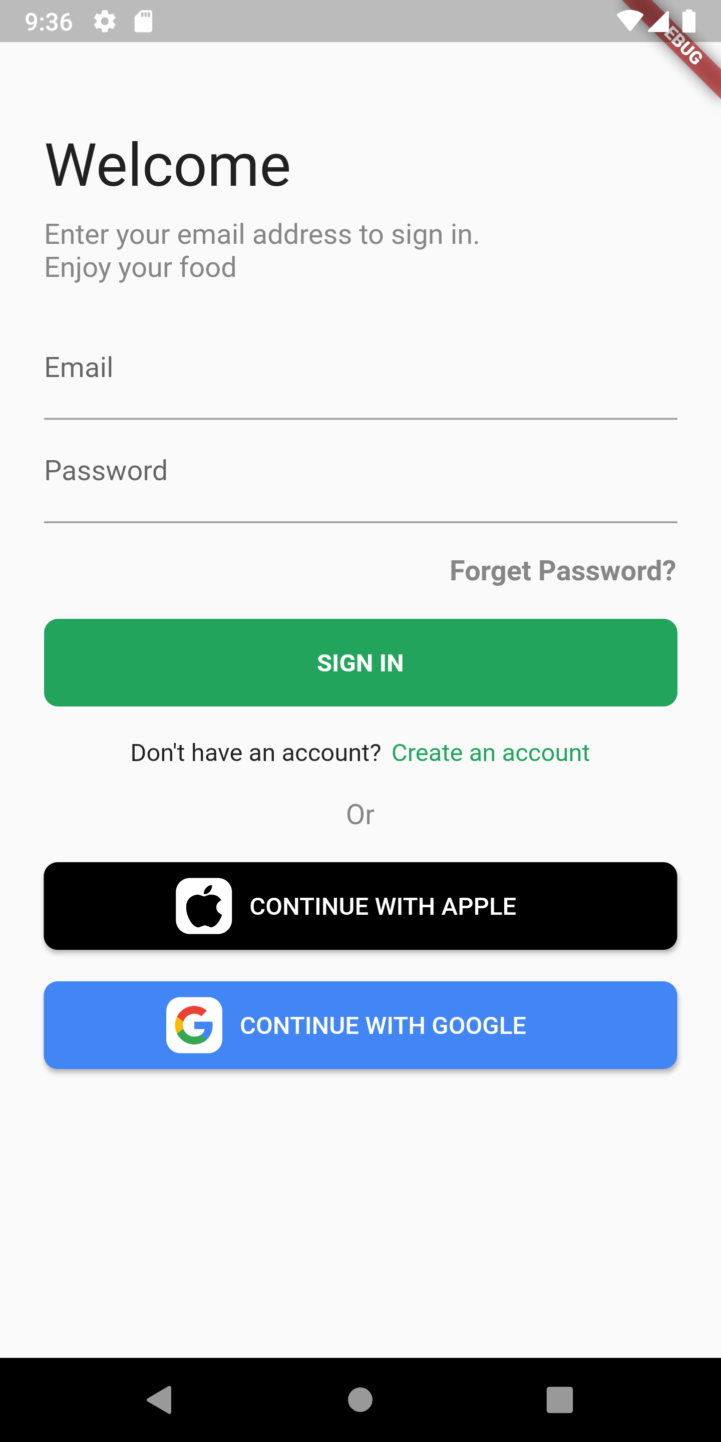 Sign in with Google or Apple Sign In using Flutter
